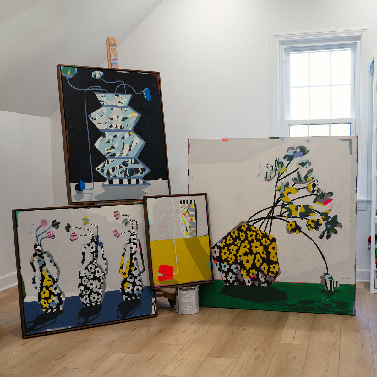 “Just the Way it Grows” 48x48 – Jen Matthews Art